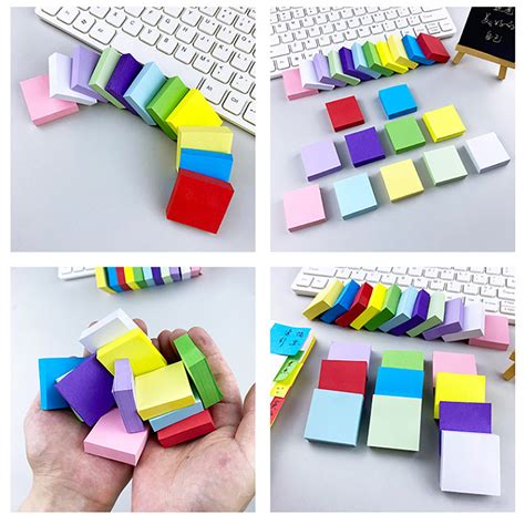 Post It Notes Clearance Dusknt Colorful Small Square Sticky Notes Mini