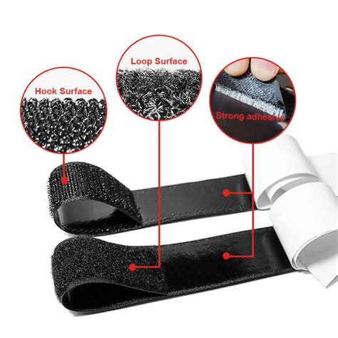 3m Velcro Tape Hook And Loop Velcro Fastener Mosquito Net Double Side Tape Double Side Tape