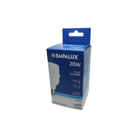 LÂMPADA LED BULBO DE ALTA POTÊNCIA 1680LM 20W 6500K EMPALUX
