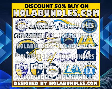 Los Angeles Football Svg Png Bundle Svg Sports Files Svg For Etsy