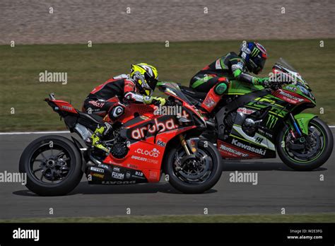 Alvaro Bautista And Leon Haslam Going Wheel To Wheel In The World