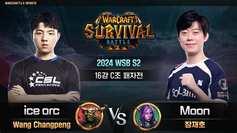 16강 C조 패자전 Ice Orco Vs Moonn 2024 Wsb S2 워크래프트3 Warcraft3