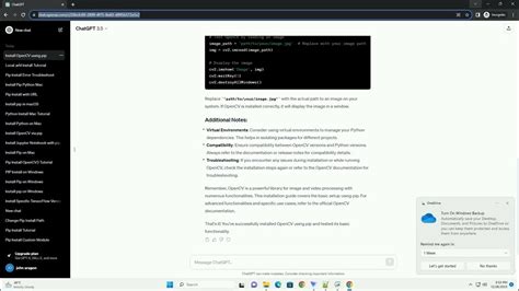 How To Install Opencv Pip Youtube