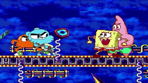 Gumball Darwin Vs Spongebob Patrick MUGEN Request Battle YouTube