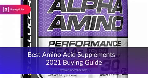 Best Amino Acid Supplements Reviewed In 2019 Runnerclick