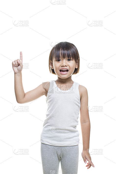 有趣的表情小孩