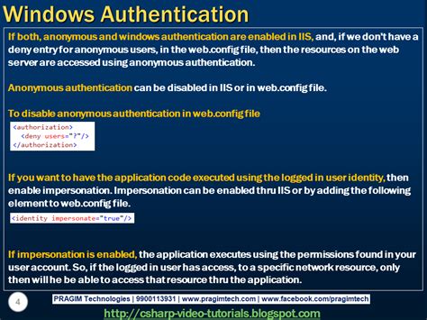 Sql Server Net And C Video Tutorial Part Windows Authentication