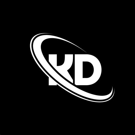 Kd Logo K D Design White Kd Letter Kd Letter Logo Design Initial