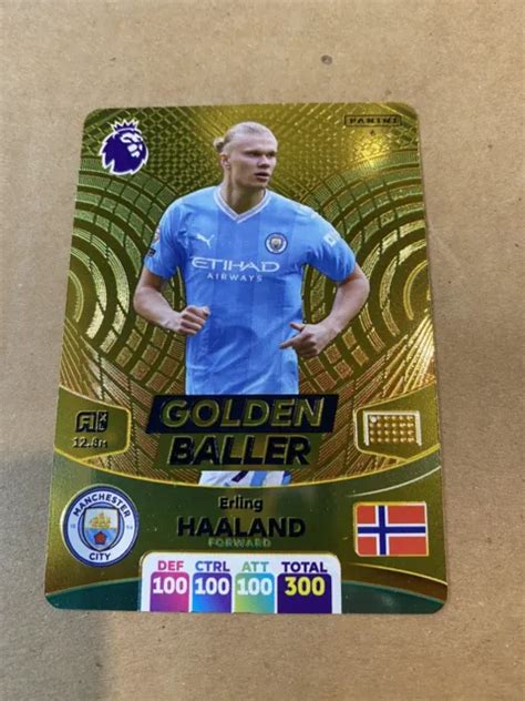2024 ADRENALYN XL Premier League Erling Haaland Man City Golden Baller