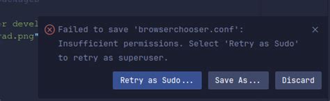 Bug Retry As Sudo Does Not Work On Arch Linux · Issue 181181