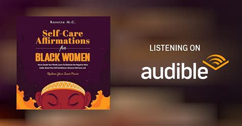 Self Care Affirmations For Black Women Audiobook By Rosetta M C