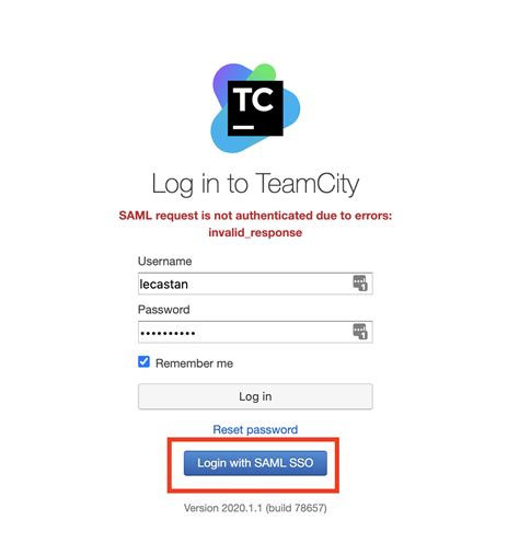 Saml Request Is Not Authenticated Due To Errors Invalidresponse