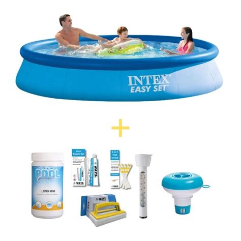 Intex Piscine Easy Set 366 X 76 Cm Avec Ways Pack Dentretien
