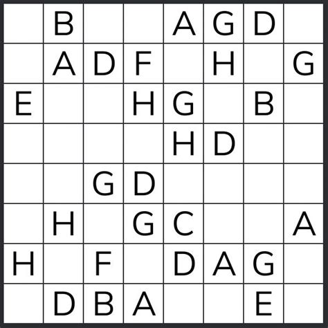 Latin Square Puzzle