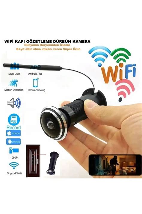 Kapı Dürbünü Kamera Wifi Ile Ev Güvenliğinde Akıllı Ve Kablosuz Çözümler Tefoniq