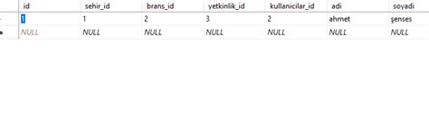 Sql Ilişkisel Tabloda Veri Ekleme Yazbel Forumu