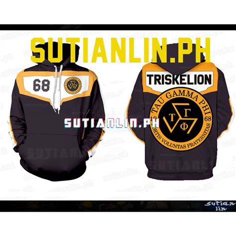 Triskelion Tau Gamma Phi Full Sublimation Hoodie Jacket 3d Print High