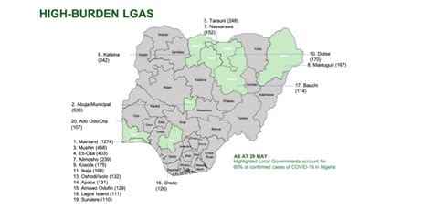 Full List 20 Lgs Account For 60 Covid 19 Cases In Nigeria Ptf
