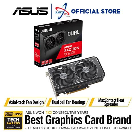 Asus Dual V3 Rx 6600 8gb Ddr6 Graphics Card Dual Rx6600 8g V3