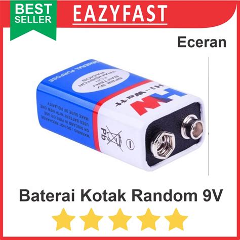 Jual Baterai Kotak V V Volt Hw Hi Watt Batu Batre Bukan Abc Alkaline Shopee Indonesia