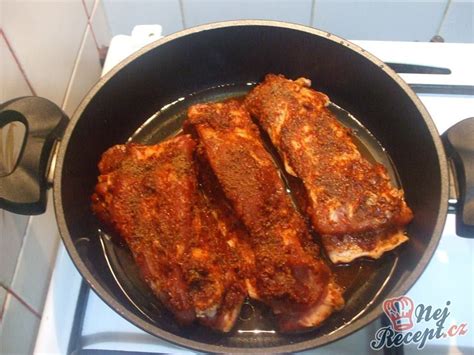 Pečený bůček v česnekové marinádě NejRecept cz Yemek Tarifi