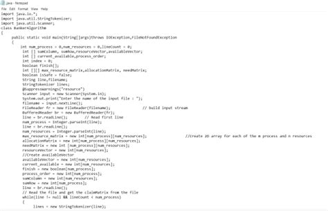 Implement The Bankers Algorithm For Deadlock Avoidance That Works On