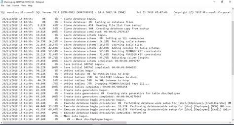 static data masking in ssms 18