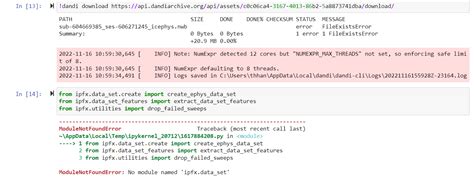 can t install ipfx library python 3 9 13 jupyter notebook technical