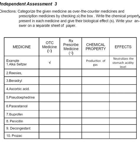 Independent Assessment Directions Studyx