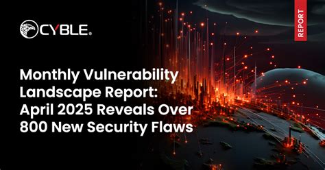 Monthly Vulnerability Landscape Report April 2025