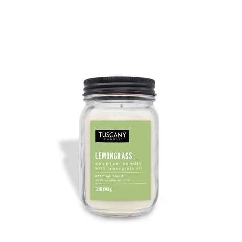 Lemongrass Scented Candle 12 Oz