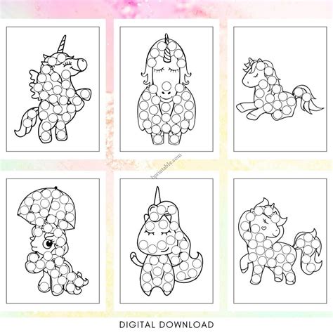 Unicorn Dot Marker Activity Book