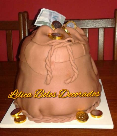 Lilica Bolos Decorados Saco De Dinheiro