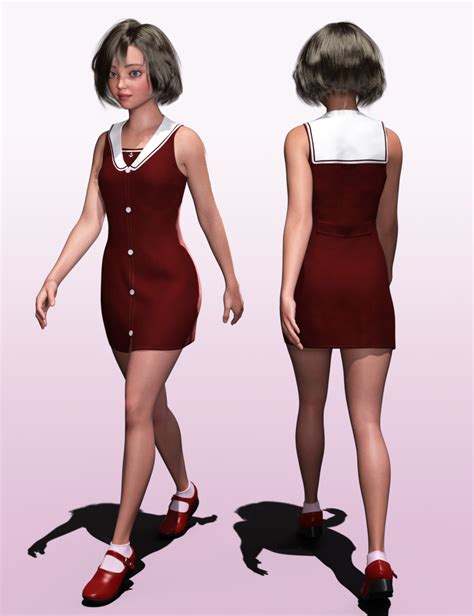 Dforce Sailor One Piece Outfit For Genesis 9 Daz 3d