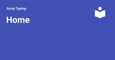 array typing