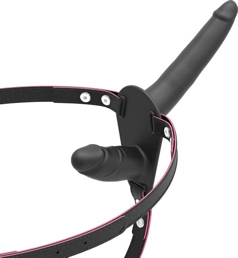 Ceinture Double Gode Vibrant Pour Couple 𝖦𝗈𝖽e 𝖱e𝖺𝗅𝗂s𝗍e Femme 𝖲𝖾x