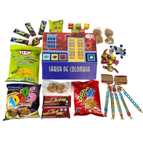Colombian Candy Food Sweet Snacks T Crate Box Dulces Colombianos
