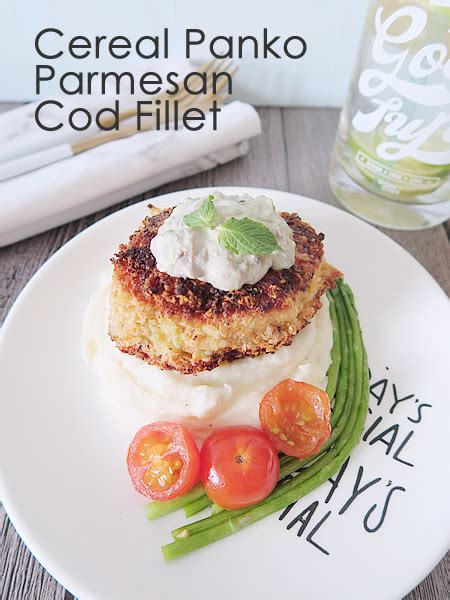 Dreamersloft Herb Crusted Cod Fillet And Cereal Panko Parmesan Cod Fillet