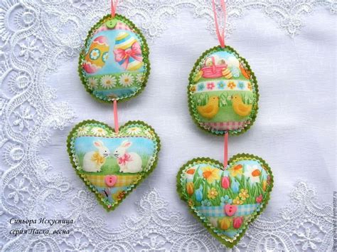 Easter Hanging Decorations - Flowers, Rabbits, Chicks