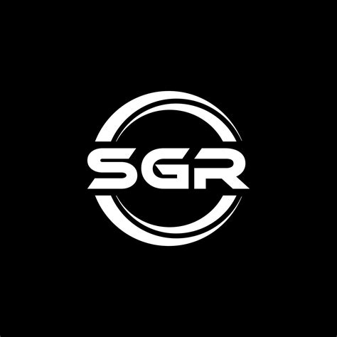 Sgr Letter Logo Design In Illustration Vector Logo Calligraphy Designs For Logo Poster