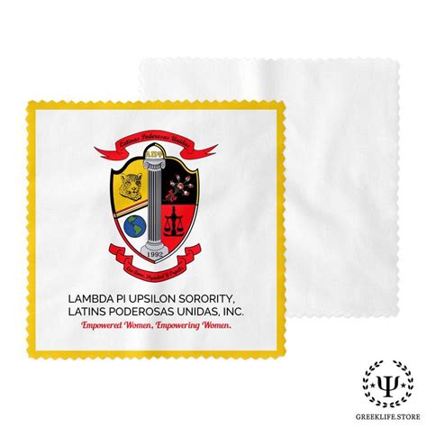 Lambda Pi Upsilon Eyeglass Cleaner And Microfiber Cleaning Clothlambda Pi Upsilon 5 4