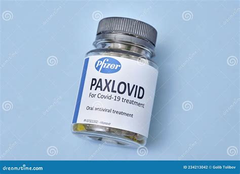 Paxlovid New Antiviral Drug Developed By Pfizer Editorial Photography