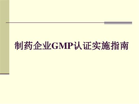 制药企业gmp实施指南 Word文档在线阅读与下载 无忧文档