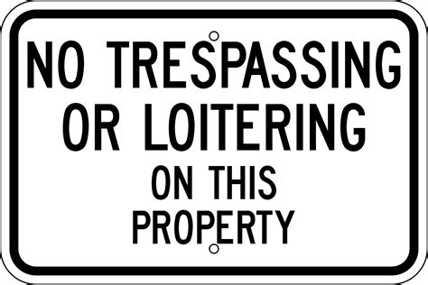 Free Printable No Trespassing Sign Templates