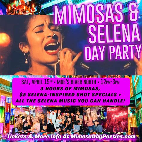 Mimosas And Selena Day Party Tunnelchicago