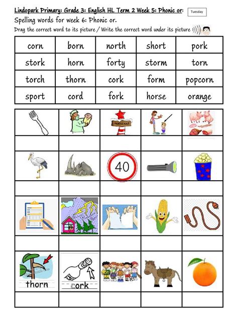 Grade 3 English Worksheets Deped Order