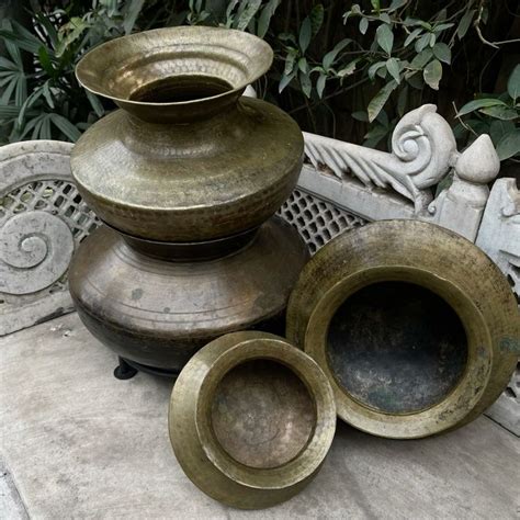Antique Brass Decorative Matka Pot En 2024