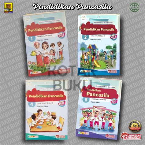 Jual Buku Pendidikan Pancasila SD Pendidikan Pancasila Kelas SD Kurikulum Merdeka