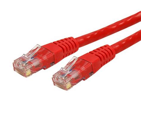 UTP CAT6 Stranded Copper 24AWG Ethernet Patch Cord Cable Red Patch Cord And UTP Cable