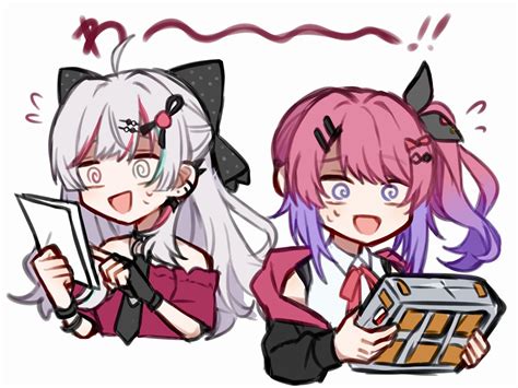 Ishigami Nozomi And Kuramochi Meruto Nijisanji And More Drawn By